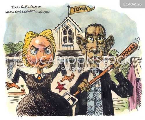 Iowa Poll Cartoons and Comics - funny pictures from CartoonStock
