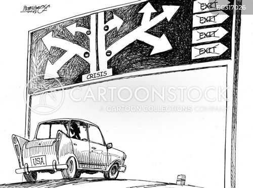 No Way Out Cartoons and Comics - funny pictures from CartoonStock