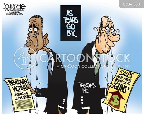 Gun Shows Cartoons and Comics - funny pictures from CartoonStock