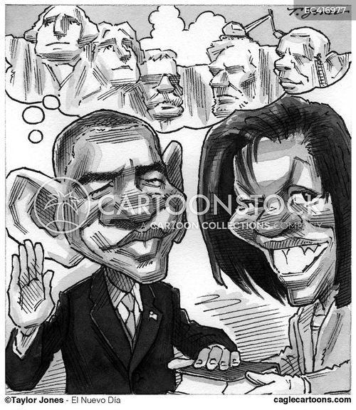 Mount Obama Cartoons and Comics - funny pictures from CartoonStock