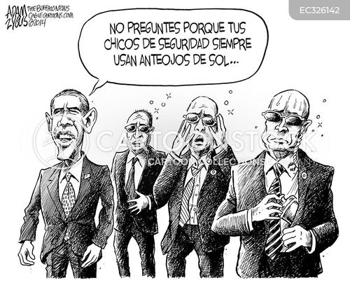 Secret Service Agent Cartoons and Comics - funny pictures from CartoonStock