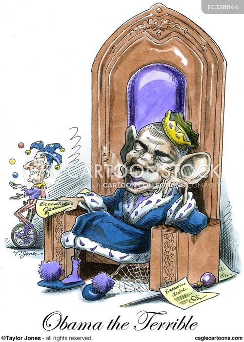 Imperial Presidency Cartoons and Comics - funny pictures from CartoonStock