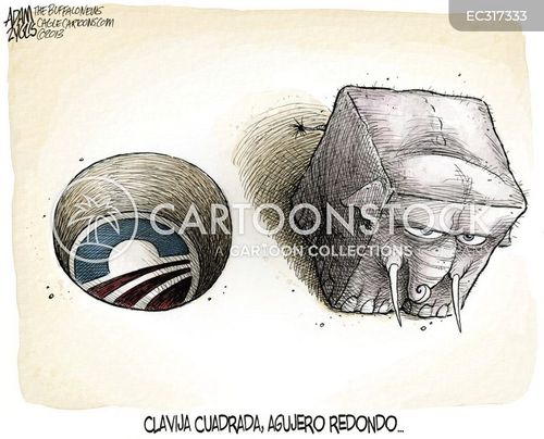 Square Peg In Round Hole Cartoons and Comics - funny pictures from ...