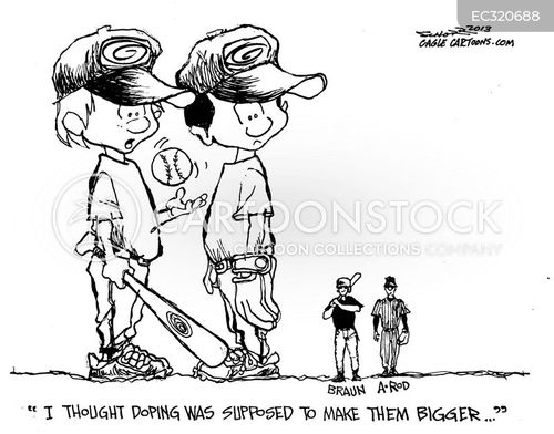 Mlb Suspension Cartoons and Comics - funny pictures from CartoonStock