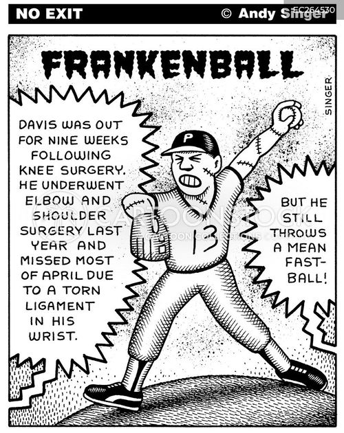 Fastball Cartoons and Comics - funny pictures from CartoonStock