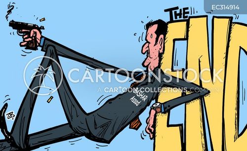 The End Of Bashar Cartoons and Comics - funny pictures from CartoonStock