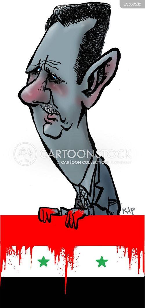 Bashar Al Assad Cartoons and Comics - funny pictures from CartoonStock