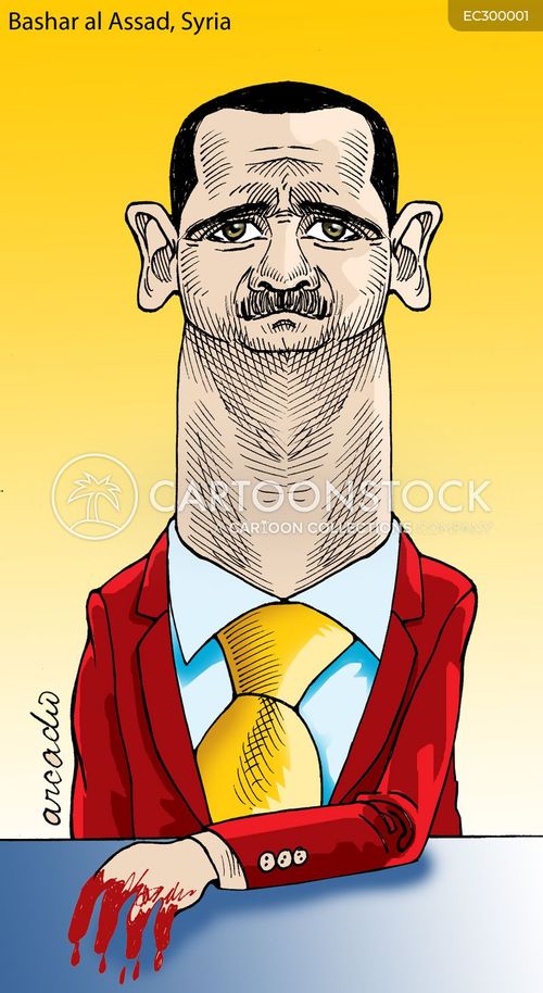 Bashar Al Assad Cartoons and Comics - funny pictures from CartoonStock