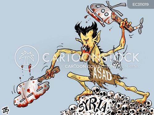 Syrian Massacre Cartoons and Comics - funny pictures from CartoonStock