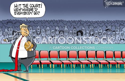On-court Incident Cartoons and Comics - funny pictures from CartoonStock