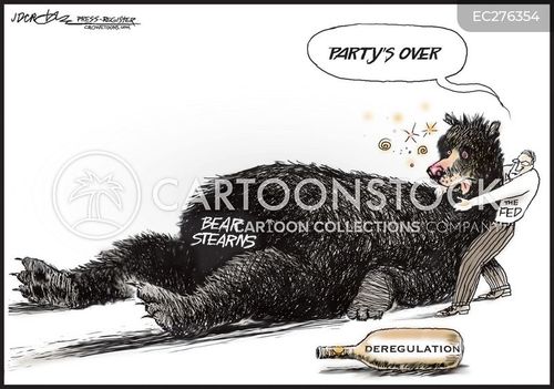 Bear Stearns. Cartoons and Comics - funny pictures from CartoonStock