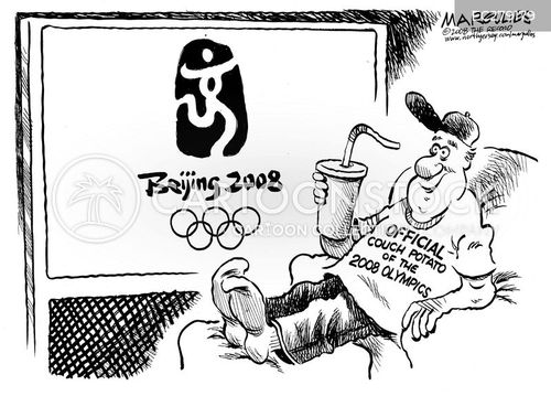 Television Watching Cartoons and Comics - funny pictures from CartoonStock