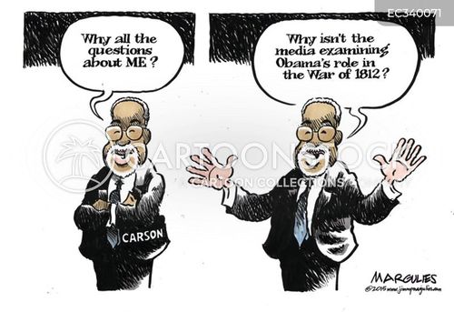 Carson Controversy Cartoons and Comics - funny pictures from CartoonStock