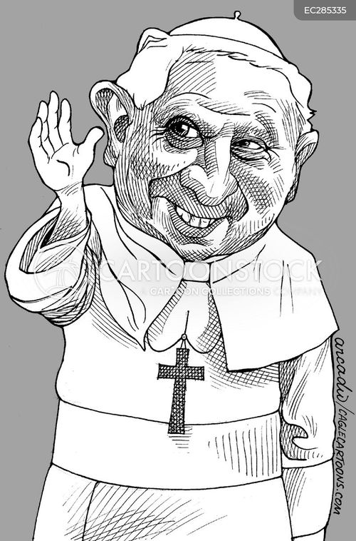 Benedicto Xvi Cartoons and Comics - funny pictures from CartoonStock
