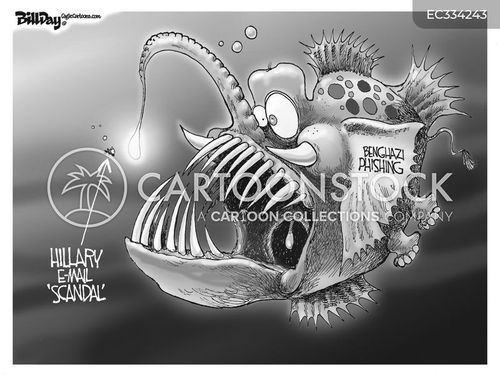 Phishing Email Cartoons and Comics - funny pictures from CartoonStock