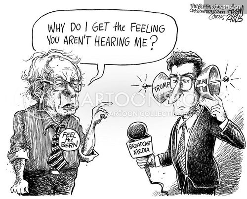 Sanders Campaign Cartoons and Comics - funny pictures from CartoonStock