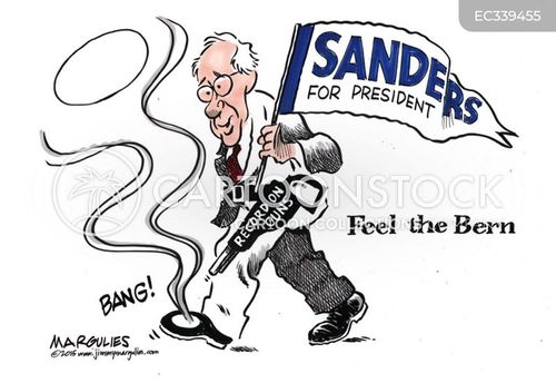 Bernie Sanders Gun Record Cartoons and Comics - funny pictures from ...