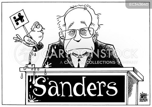 Berniebro Cartoons and Comics - funny pictures from CartoonStock