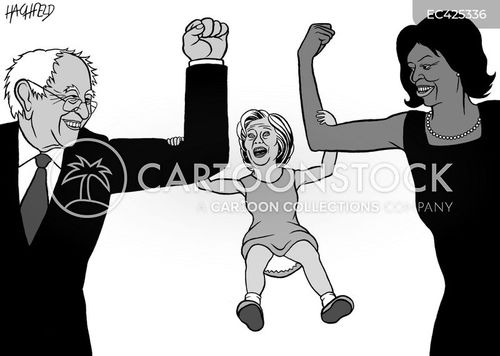 Hillary And Bernie Cartoons and Comics - funny pictures from CartoonStock