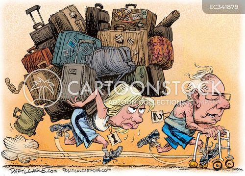 Luggage Tracking Cartoons and Comics - funny pictures from CartoonStock