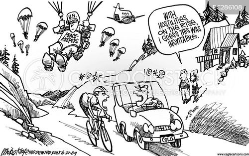 Bike Safety Cartoons and Comics - funny pictures from CartoonStock