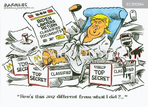 Top-secret Documents Cartoons and Comics - funny pictures from CartoonStock