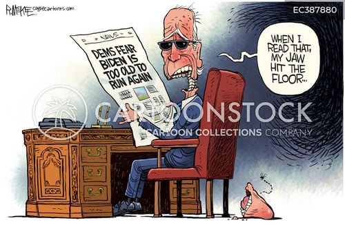 Biden Too Old Cartoons and Comics - funny pictures from CartoonStock
