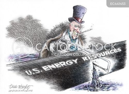 Us Oil Shortages Cartoons and Comics - funny pictures from CartoonStock