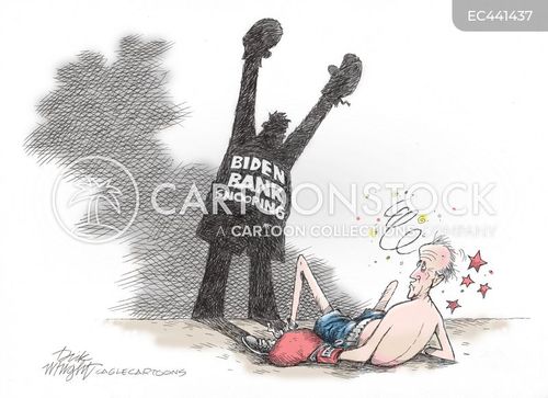 Biden Bank Snooping Cartoons and Comics - funny pictures from CartoonStock