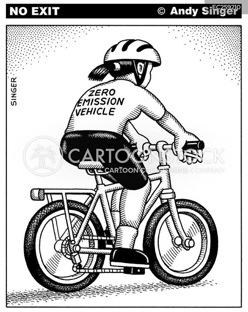 Electric Bike Cartoons and Comics - funny pictures from CartoonStock