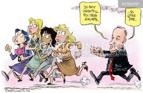 O'reilly Sex Scandal Cartoons and Comics - funny pictures from CartoonStock