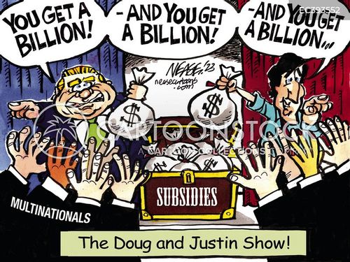 Government Subsidies Cartoons and Comics - funny pictures from CartoonStock