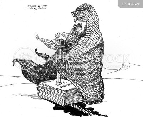 Saudi Media Cartoons and Comics - funny pictures from CartoonStock