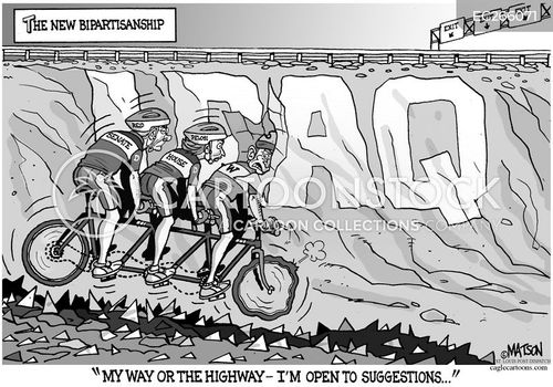 Bipartisanship Cartoons and Comics - funny pictures from CartoonStock