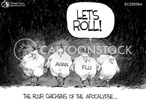 Avian Disease Cartoons and Comics - funny pictures from CartoonStock