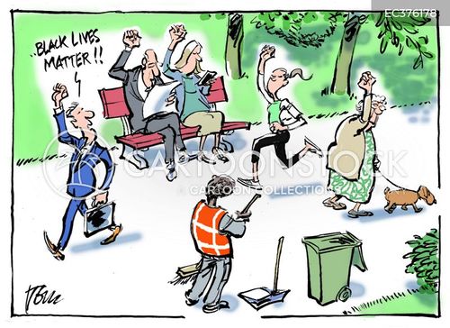 Black Power Cartoons and Comics - funny pictures from CartoonStock