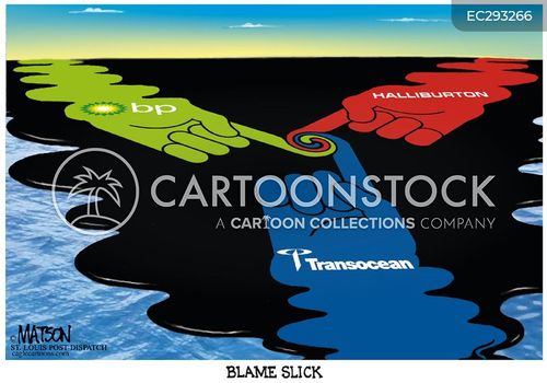 Bp Blame Cartoons and Comics - funny pictures from CartoonStock