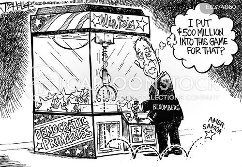 Bloomberg Quits Cartoons and Comics - funny pictures from CartoonStock