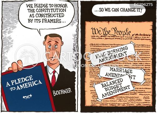 Political Pledge Cartoons and Comics - funny pictures from CartoonStock