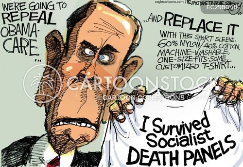 Repeal Death Panels Cartoons and Comics - funny pictures from CartoonStock