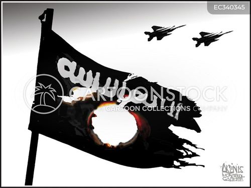 Isis Flag Cartoons and Comics - funny pictures from CartoonStock