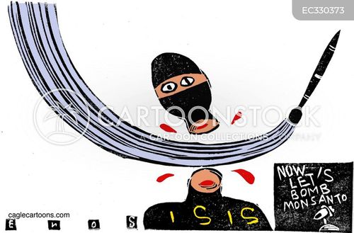 Bombing Isis Cartoons and Comics - funny pictures from CartoonStock
