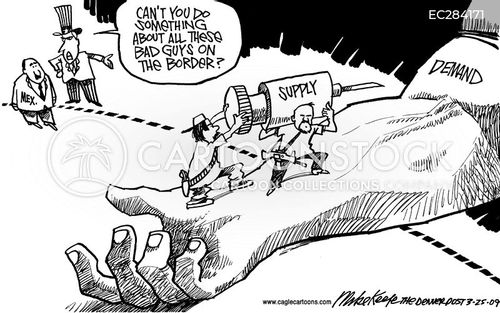 Cross-border Crime Cartoons and Comics - funny pictures from CartoonStock