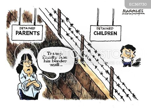 Border Politics Cartoons and Comics - funny pictures from CartoonStock