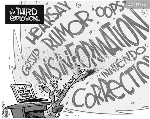 News Bombardment Cartoons and Comics - funny pictures from CartoonStock