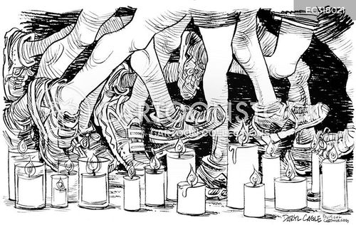 Marathon Aftermath Cartoons and Comics - funny pictures from CartoonStock