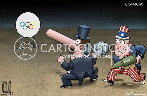 Boycott Of Beijing Olympics Cartoons and Comics - funny pictures from ...