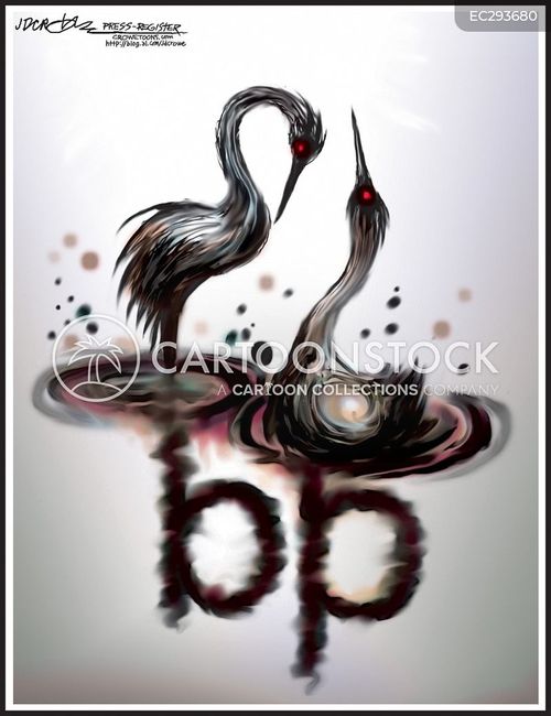 Oiled Birds Cartoons and Comics - funny pictures from CartoonStock