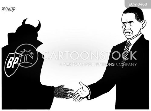 Bp-devil Cartoons and Comics - funny pictures from CartoonStock