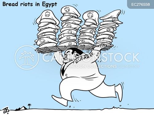 Bread Riots Cartoons and Comics - funny pictures from CartoonStock